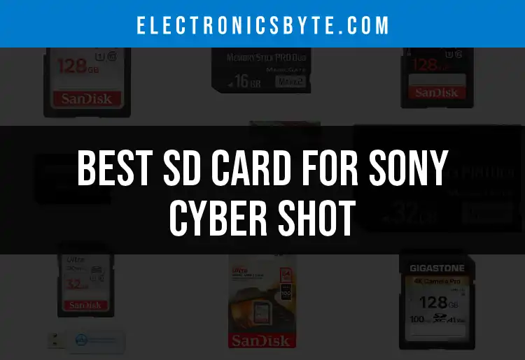 Top 10 SD Cards for Sony Cyber Shot Cameras